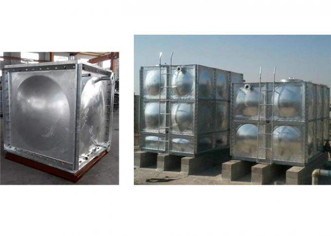 Galvanized Steel Water Storage Tanks , Rust Proof Screw Mounting Fire ...